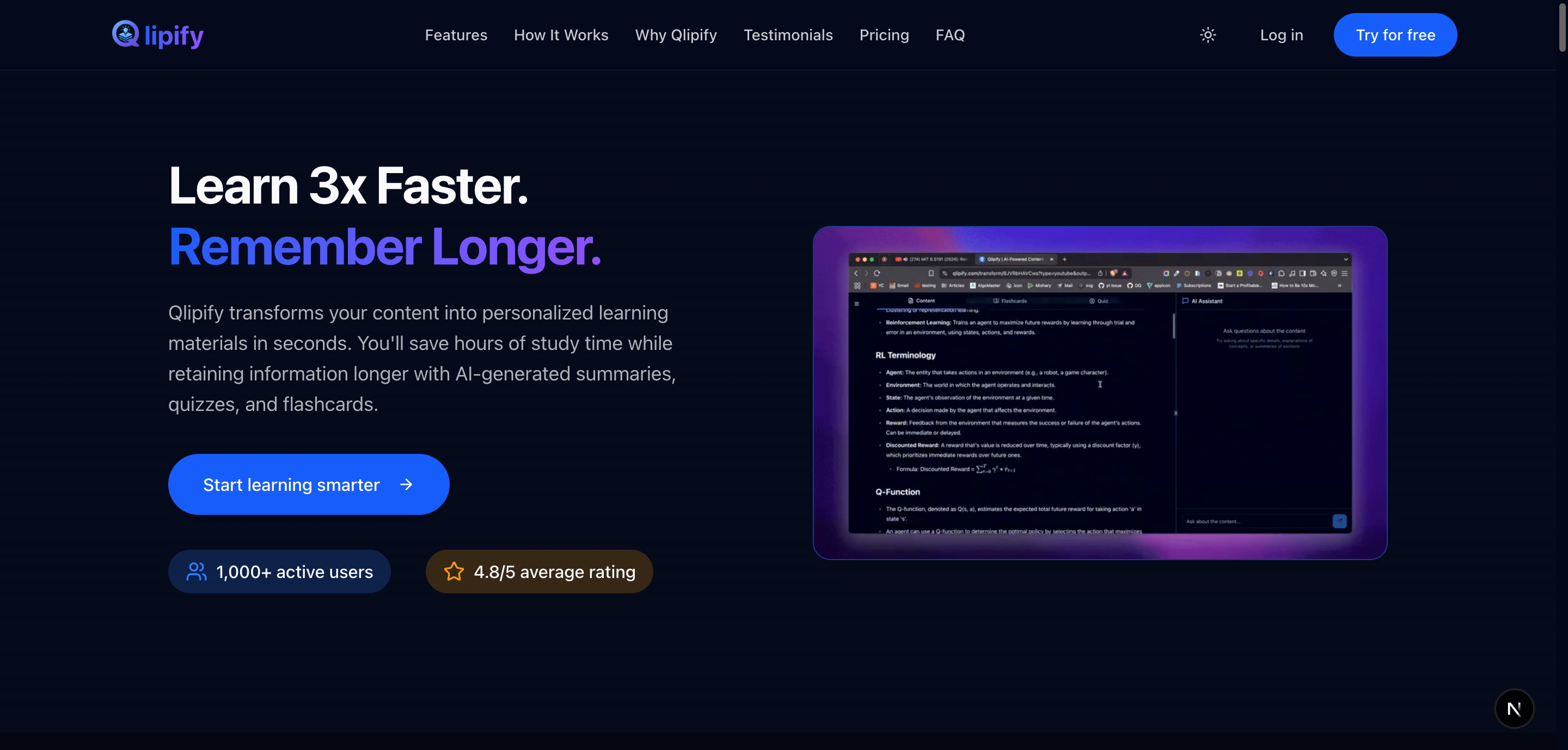 Qlipify | Learn 10x Faster with AI-Powered Study Tools